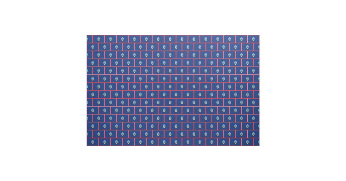 Guam Flag Fabric | Zazzle
