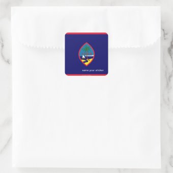 Guam flag sticker | Zazzle