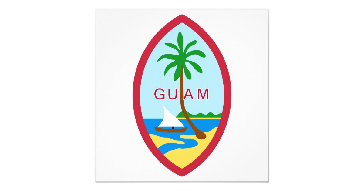 Guam Seal Invitation | Zazzle.com