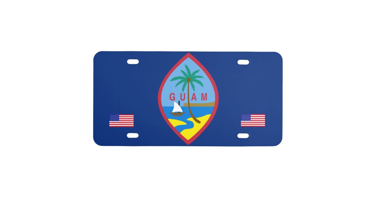 Guam USA License Plate Frames | Zazzle