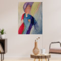 Guardian Angel Abstract Art Poster | Zazzle