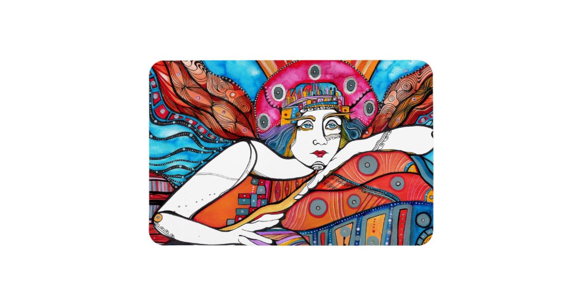 Guardian Angel -Achaiah Magnet | Zazzle