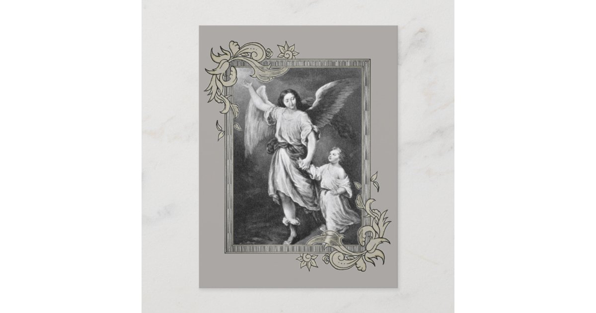 Guardian Angel And Child Postcard | Zazzle