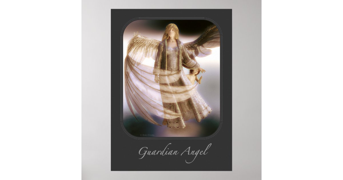 Guardian Angel and Child Poster | Zazzle