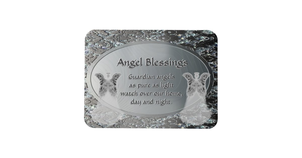Guardian Angel Blessings Magnet | Zazzle