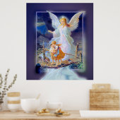Guardian Angel, Children and Bridge (Exclusive) Poster | Zazzle