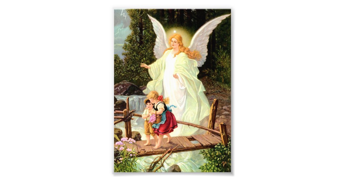 Guardian Angel Children Bridge Lindberg Photo Print | Zazzle Guardian Angel Children Bridge Lindberg Photo Print | Zazzle