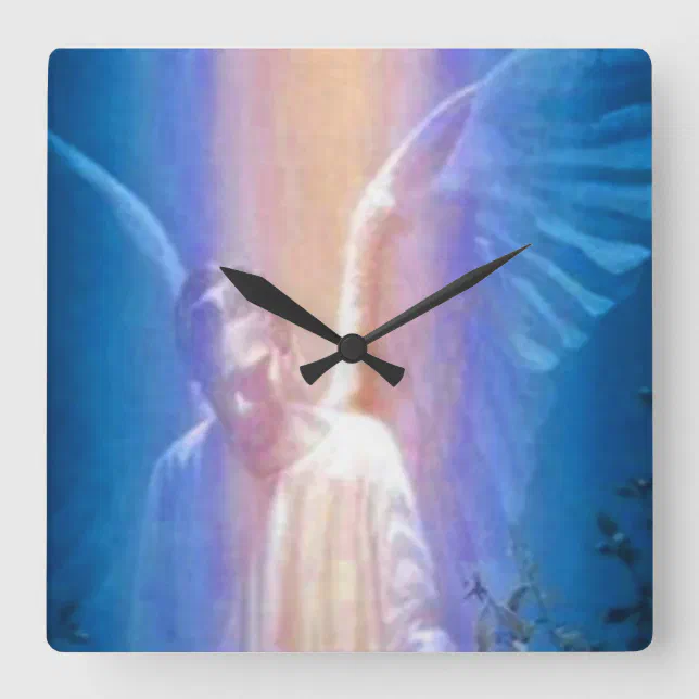 Guardian Angel clock | Zazzle