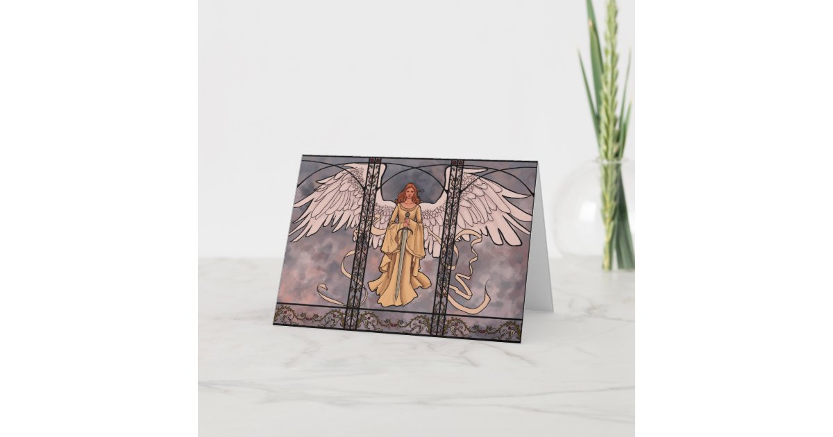 Guardian Angel Greeting Card | Zazzle