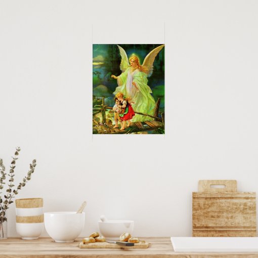 Guardian Angel Image Print Poster | Zazzle