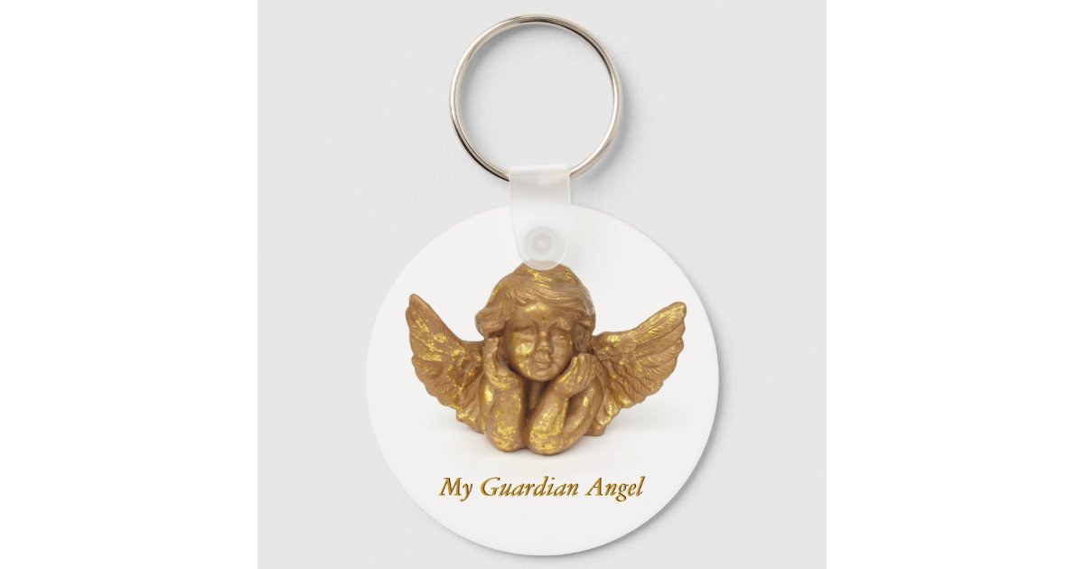 Guardian Angel Keychain | Zazzle