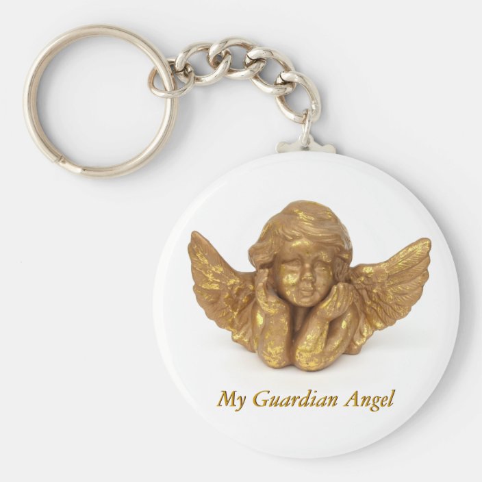 Guardian Angel Keychain | Zazzle.com