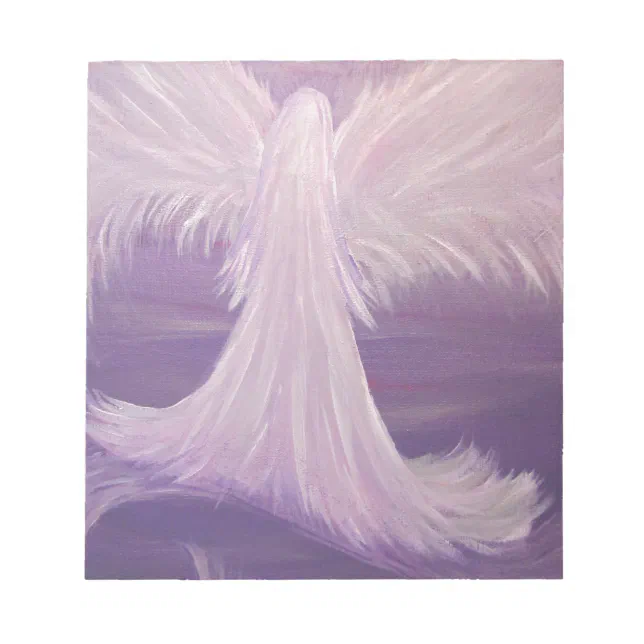 Guardian Angel Painting Notepad | Zazzle