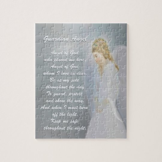 Guardian Angel Poem Jigsaw Puzzle | Zazzle.com