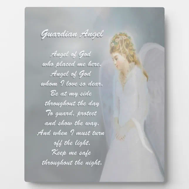 Guardian Angel Poem Plaque | Zazzle
