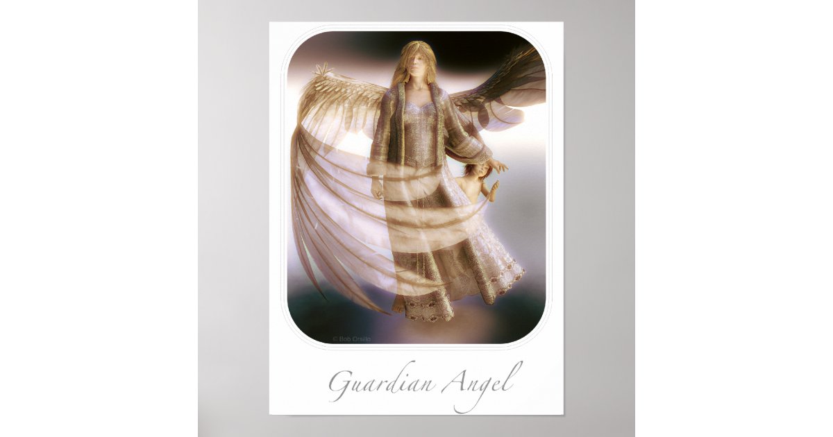 Guardian Angel Poster | Zazzle