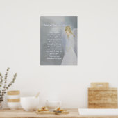 Guardian Angel Prayer Poster | Zazzle