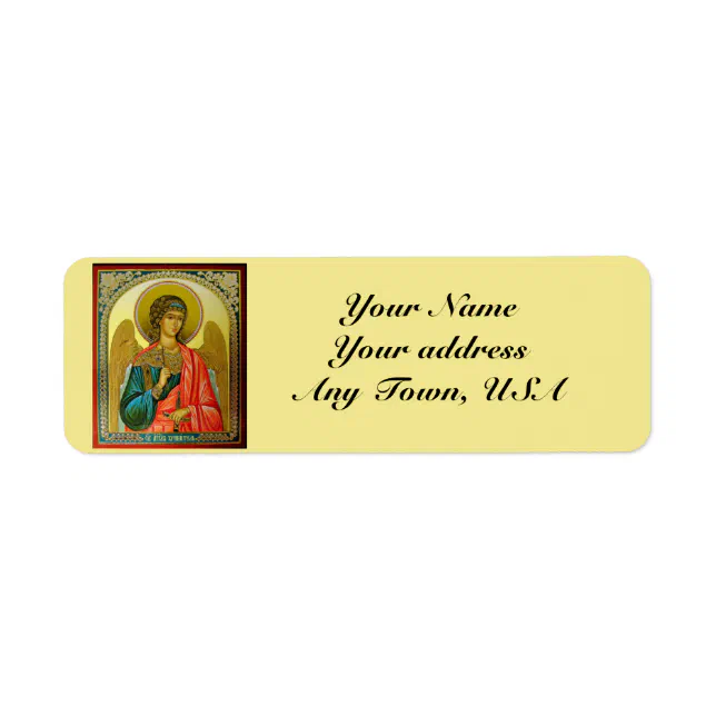 Guardian Angel Return Address Labels | Zazzle