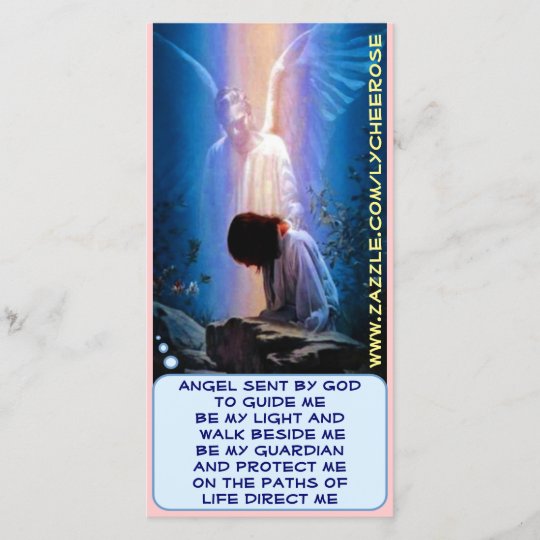 GUARDIAN ANGEL ROSE photo card | Zazzle.com