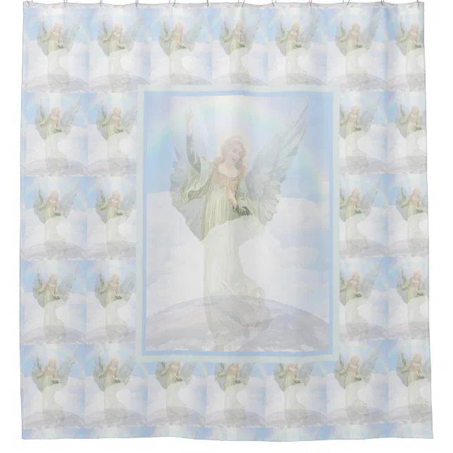 Guardian Angel Shower Curtain | Zazzle