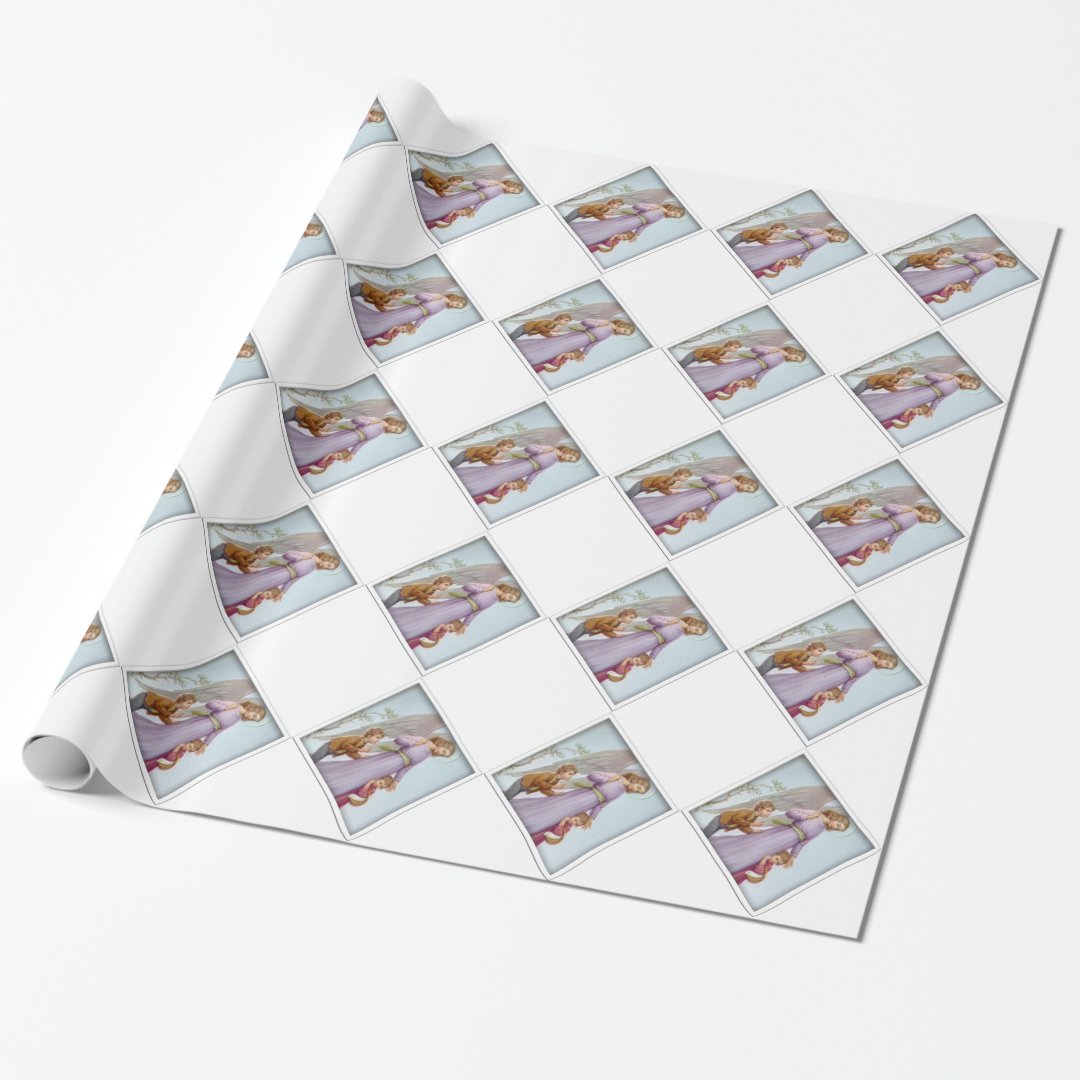 Guardian Angel Wrapping Paper | Zazzle