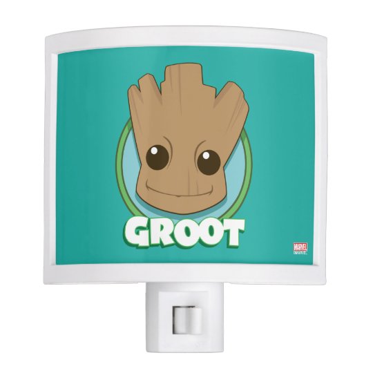 Guardians of the Galaxy | Baby Groot Face Night Light | Zazzle.com