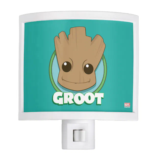 Guardians of the Galaxy | Baby Groot Face Night Light | Zazzle