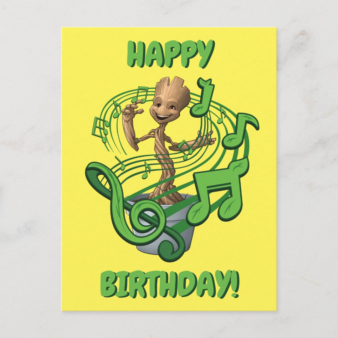 Guardians of the Galaxy | Baby Groot Music Notes | Zazzle