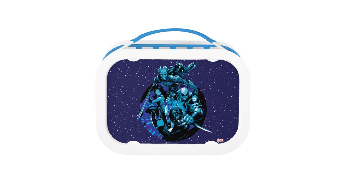 Guardians of the Galaxy | Blue Crew Graphic Lunch Box | Zazzle