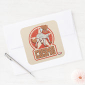 Guardians of the Galaxy | Cosmo Character Badge Square Sticker | Zazzle