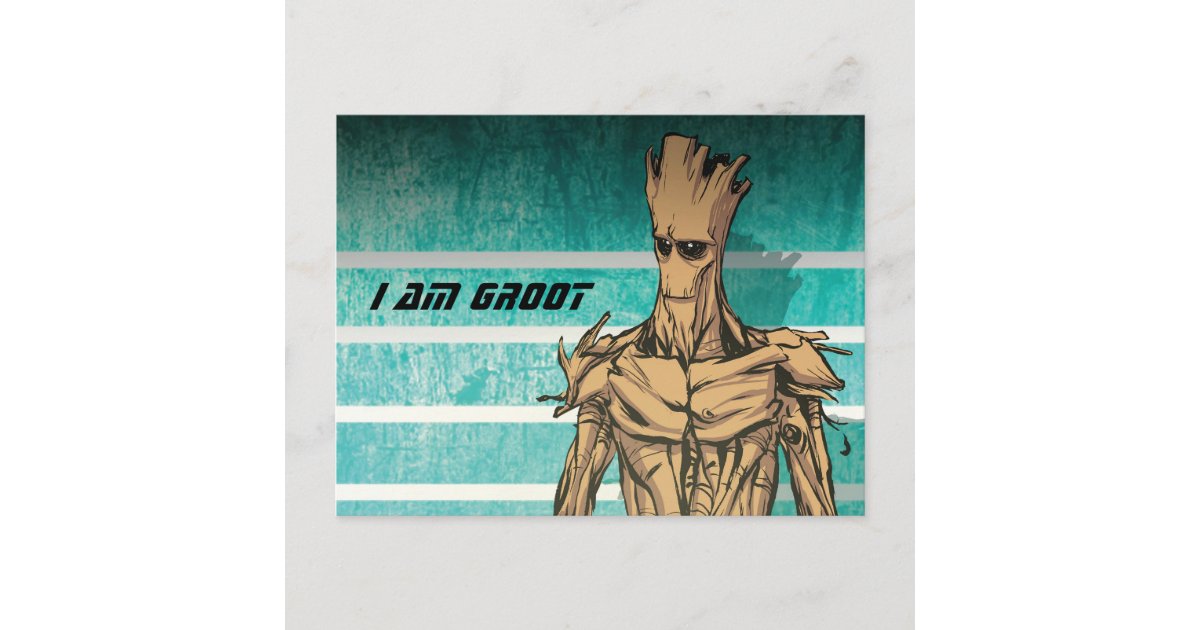 Guardians of the Galaxy | Groot Mugshot Postcard | Zazzle