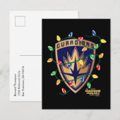 Guardians of the Galaxy Holiday Logo & Lights Postcard | Zazzle