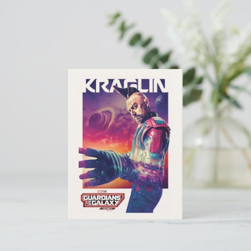 Guardians of the Galaxy Kraglin Character Poster Postcard | Zazzle