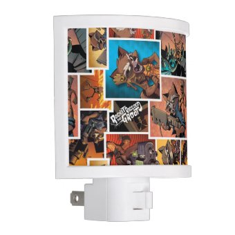 Guardians of the Galaxy | Rocket & Groot Collage Night Light | Zazzle