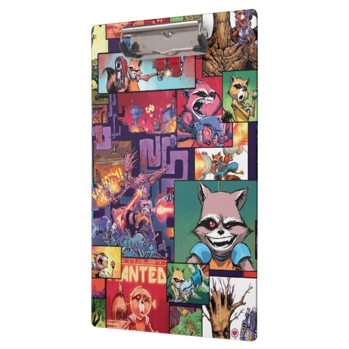 Guardians of the Galaxy | Rocket & Groot Pattern Clipboard | Zazzle