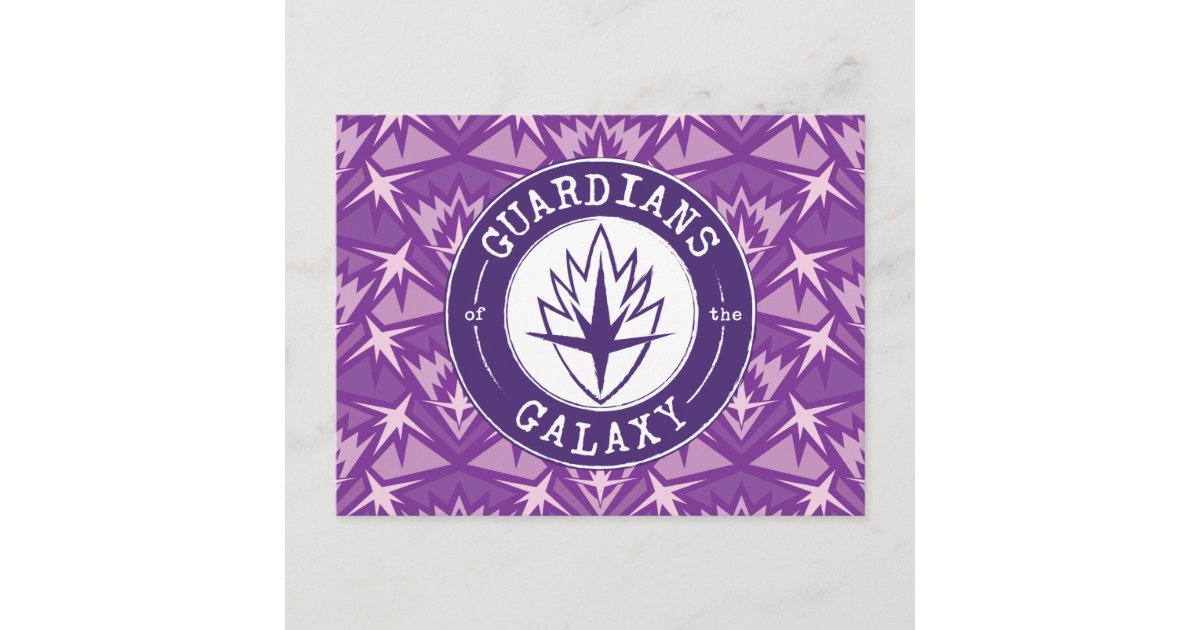 Guardians of the Galaxy | Round Vintage Logo Postcard | Zazzle