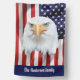 Guarding Eagle, The American Flag, Patriotic House Flag | Zazzle