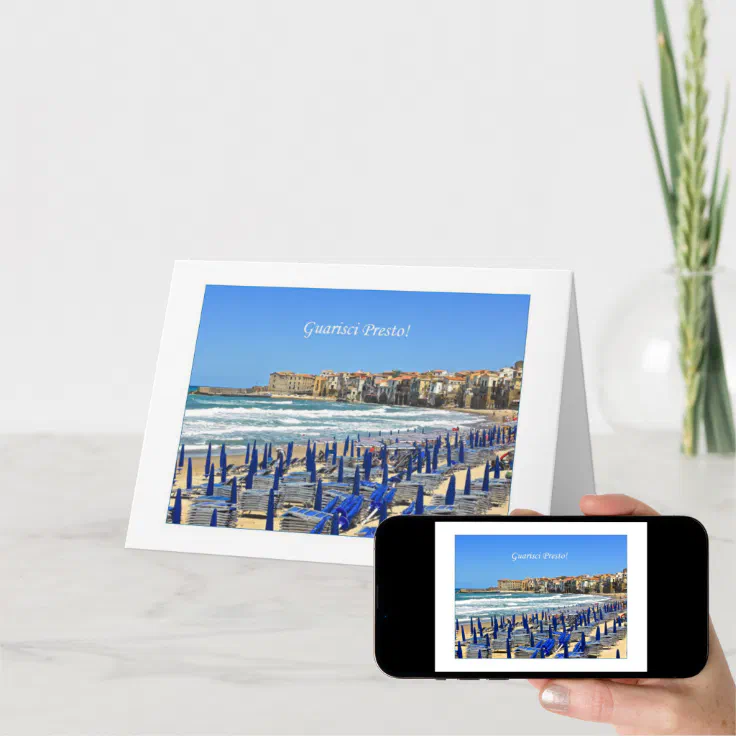 Guarisci Presto - Get Well Soon in Italian Card | Zazzle