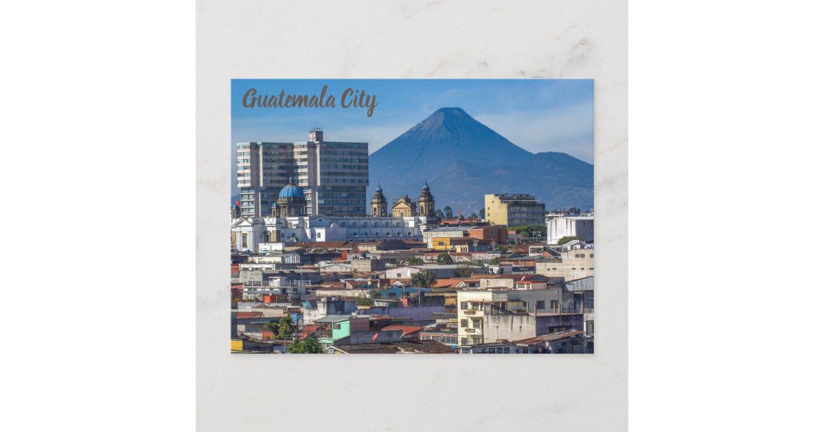 Guatemala City, City View Postcard | Zazzle