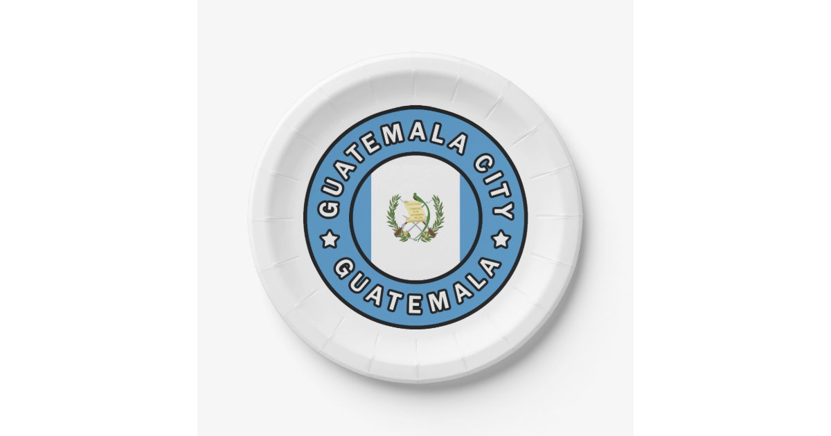 Guatemala City Guatemala Paper Plates | Zazzle