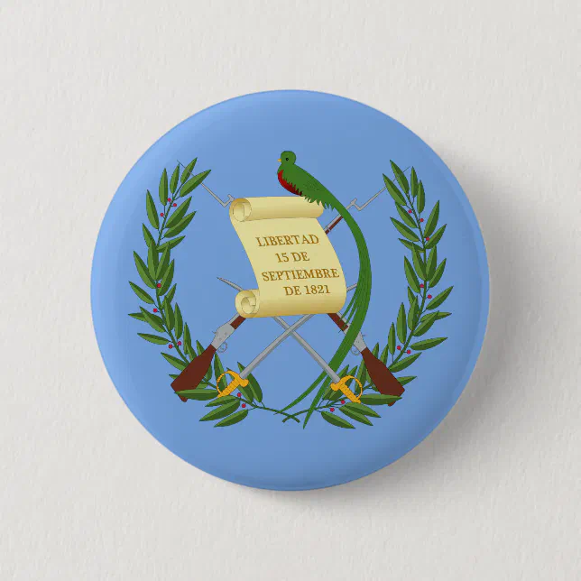 Guatemala Coat of Arms Button | Zazzle