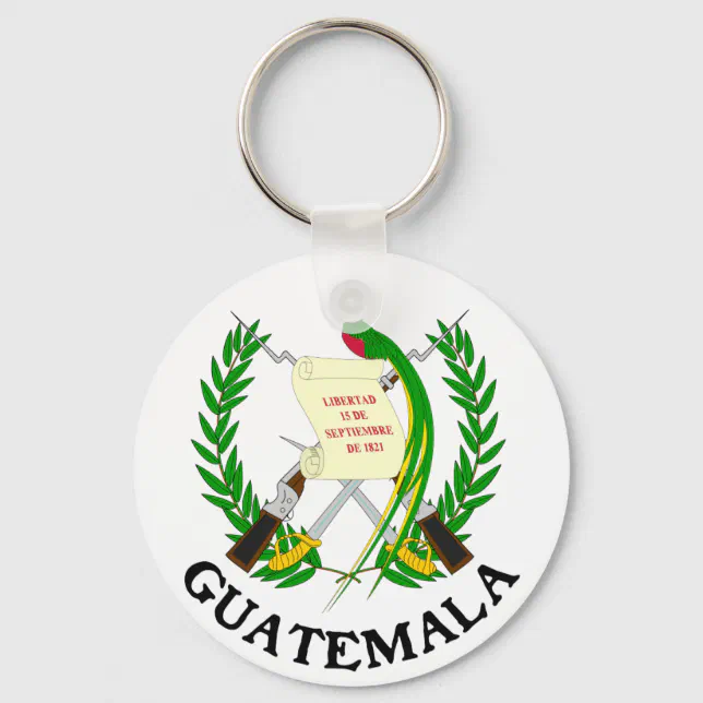 GUATEMALA - emblem/flag/coat of arms/symbol Keychain | Zazzle