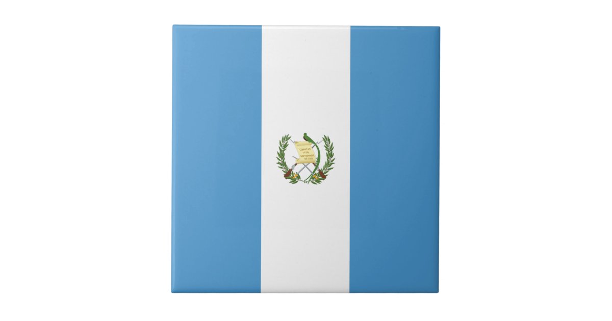 Guatemala Flag Ceramic Tile | Zazzle