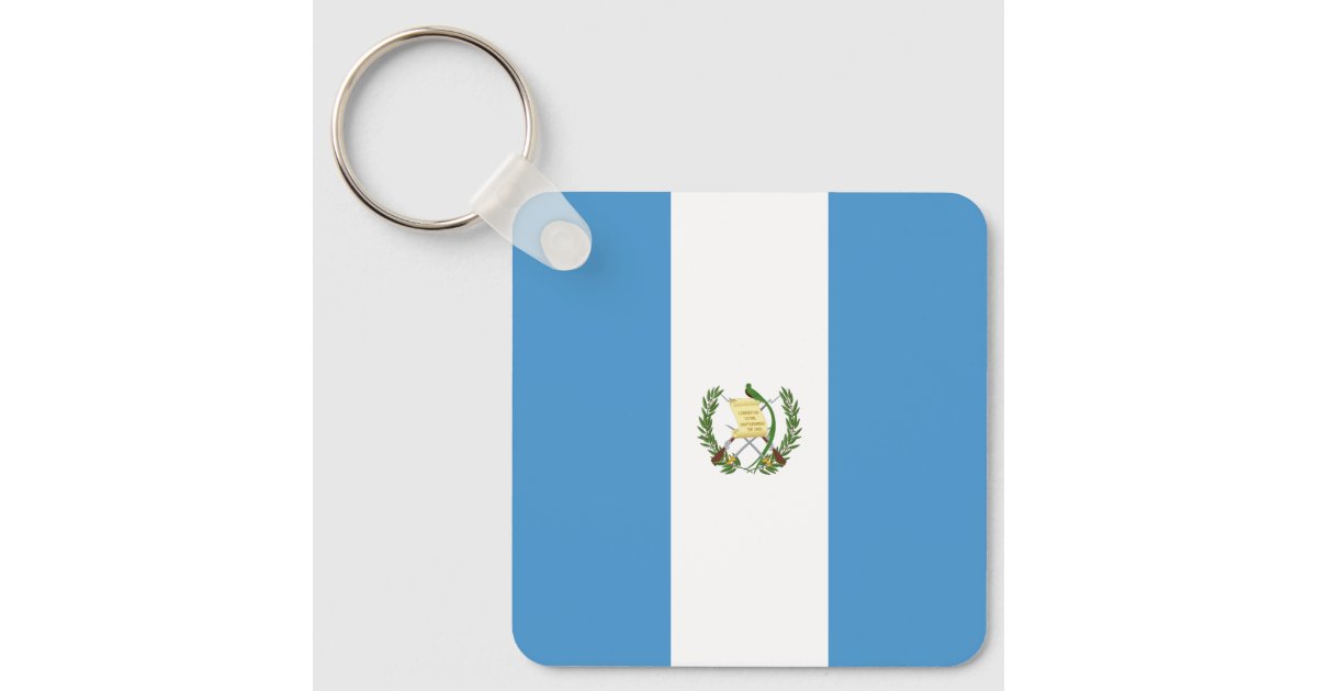 Guatemala Flag Keychain | Zazzle