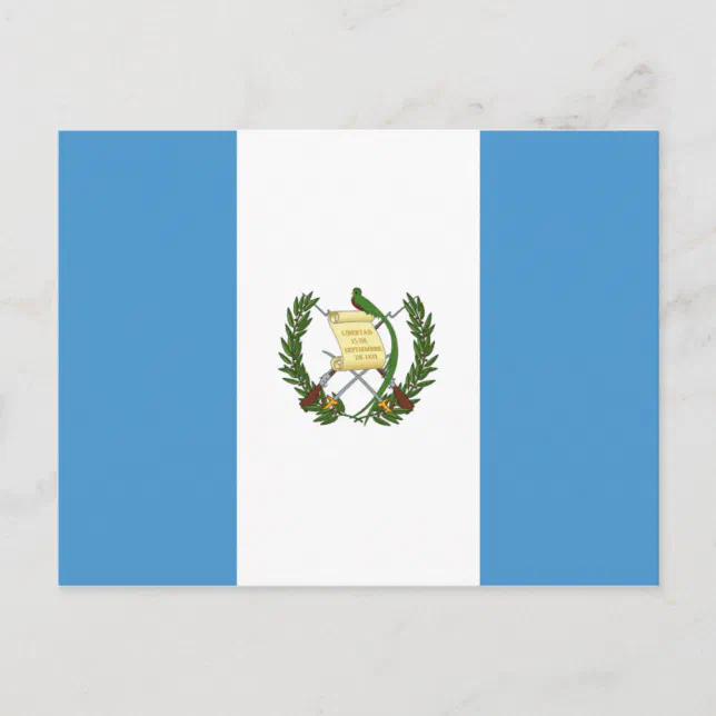 Guatemala Flag Postcard | Zazzle