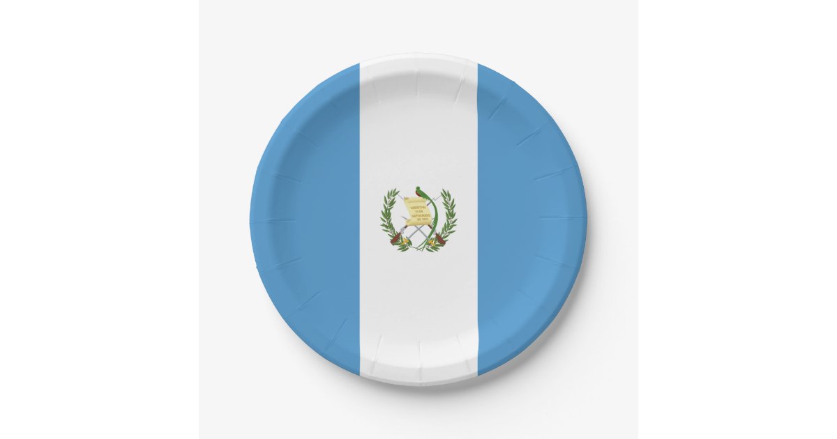 Guatemala (Guatemalan) Flag Paper Plates | Zazzle