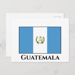 Guatemala (Guatemalan) Flag Postcard | Zazzle