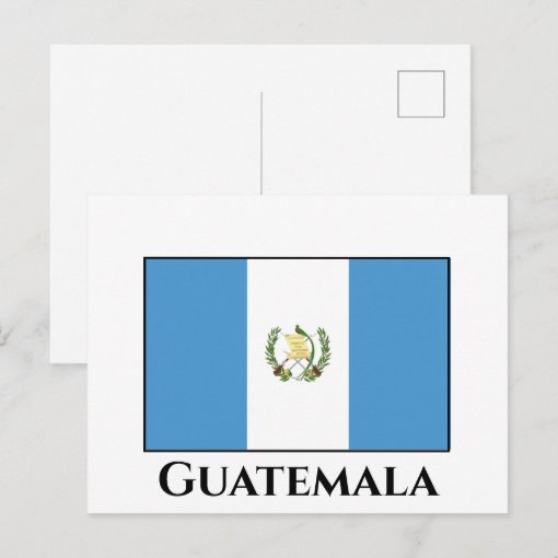 Guatemala (Guatemalan) Flag Postcard | Zazzle