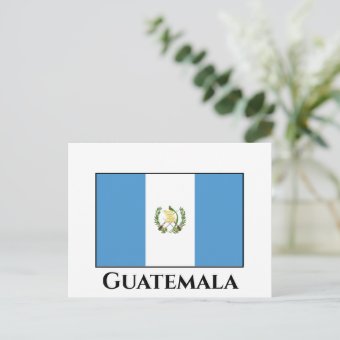 Guatemala (Guatemalan) Flag Postcard | Zazzle