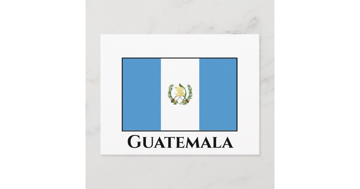 Guatemala (Guatemalan) Flag Postcard | Zazzle